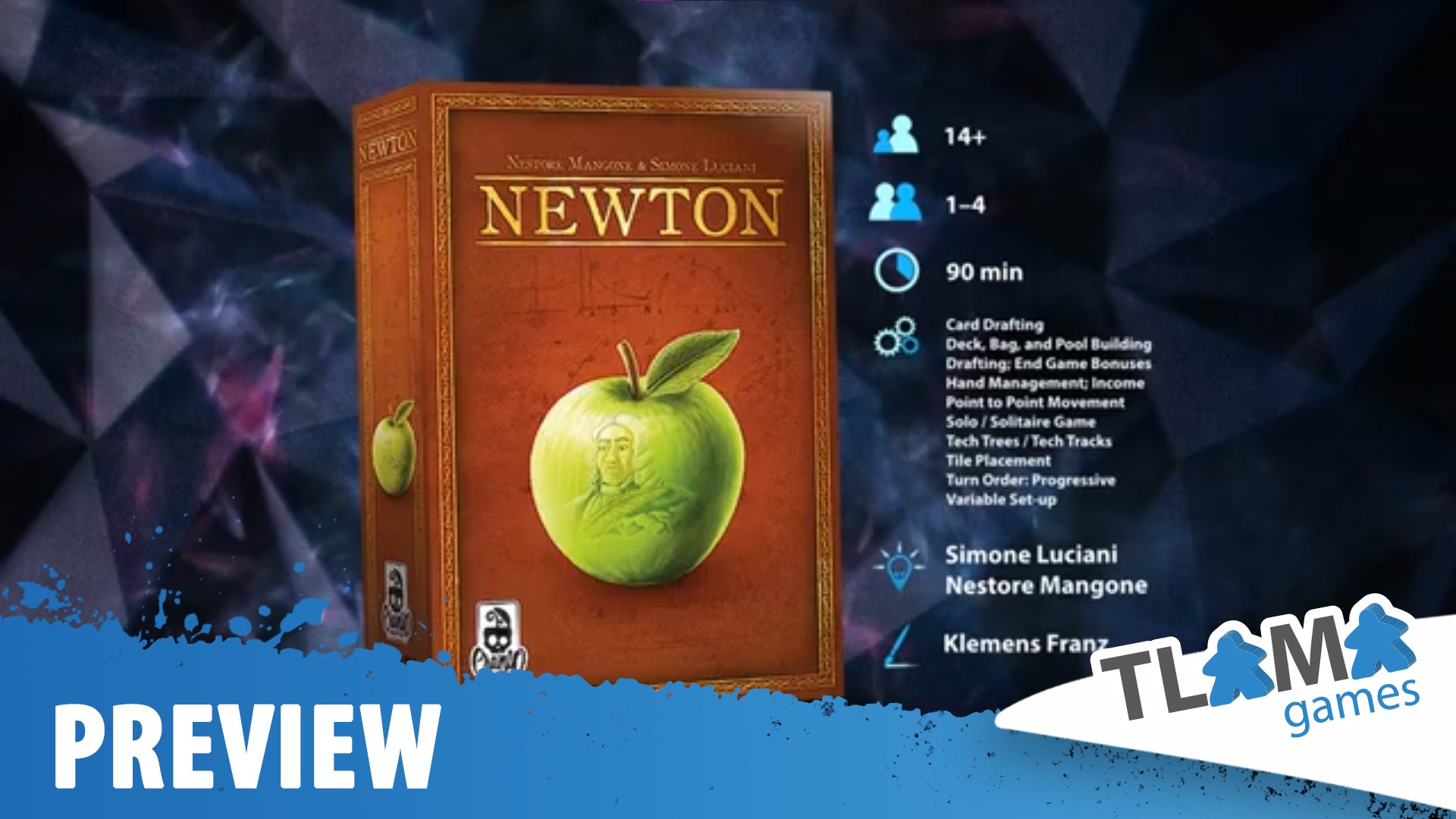 Newton & Velké objevy - Představení hry / Preview - desková hra