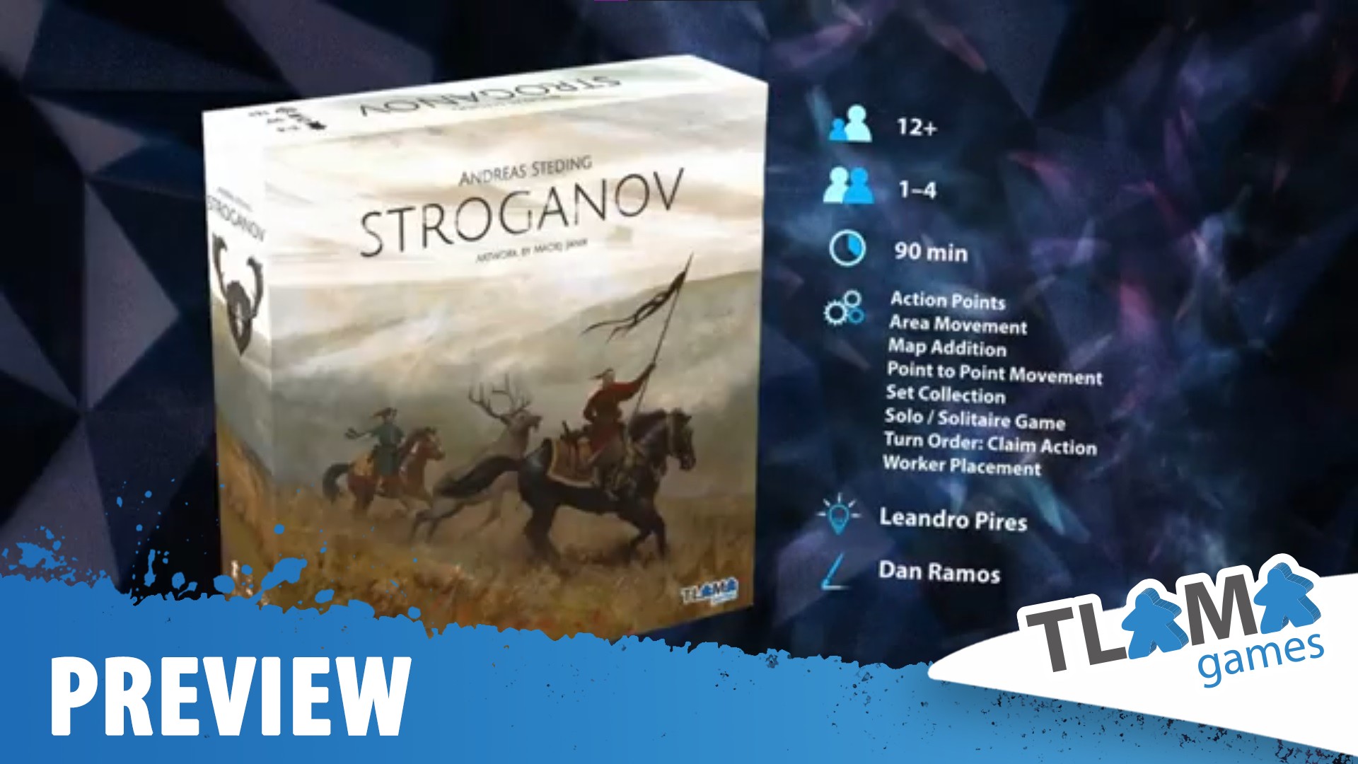 Stroganov - představení hry / Preview - desková hra